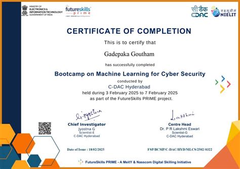Cybersecurity Machinelearning Ai Threatdetection Cyberdefence… Goutham Gadepaka