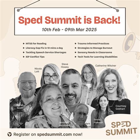 Ablespace Were Thrilled To Announce The Return Of Sped Summit Sped Summit 2025 A Heartfelt