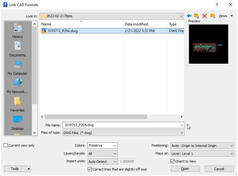 Convert AutoCAD Project To Native Revit Model Pipes Workflow