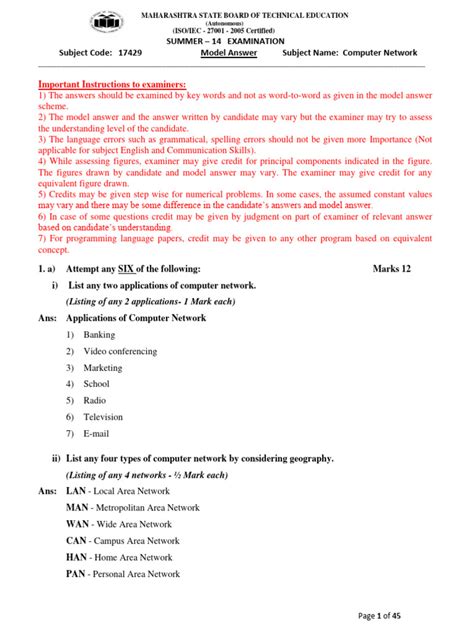 2014 summer model answer paper pdf transmission control protocol