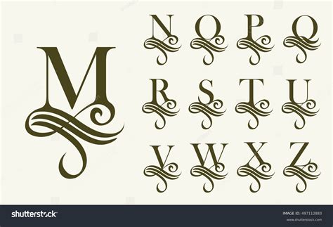 Decorative Letter M
