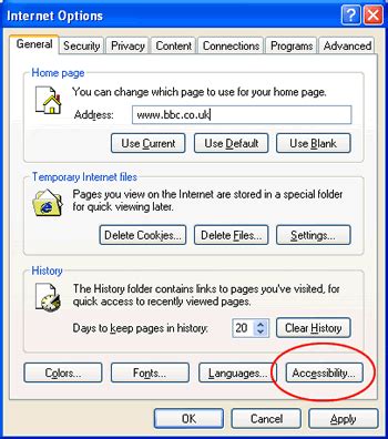BBC My Web My Way Make Text Larger In Internet Explorer Or For Windows