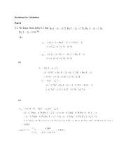 PS1 Solution Pdf Problem Set 1 Solution Part I 2 2 We Know From Table 2 2 That So A B C 2 3