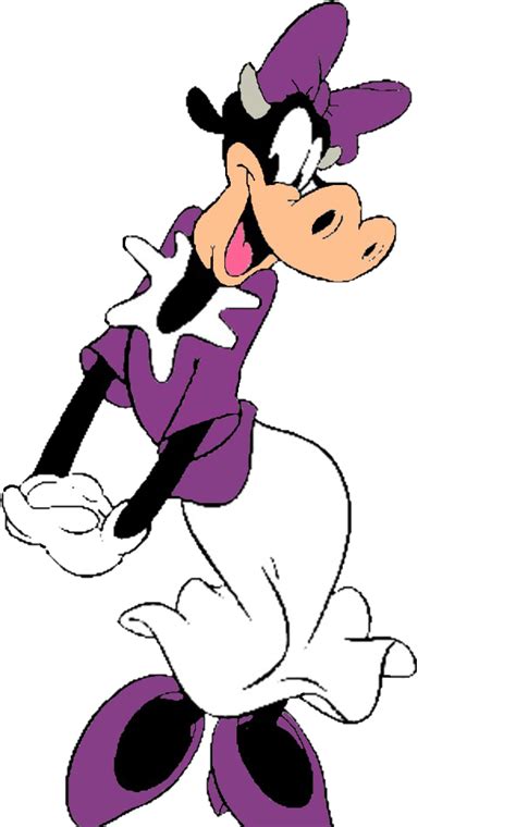 Clarabelle Cow Vintage Mascot Disney Character Classic Png
