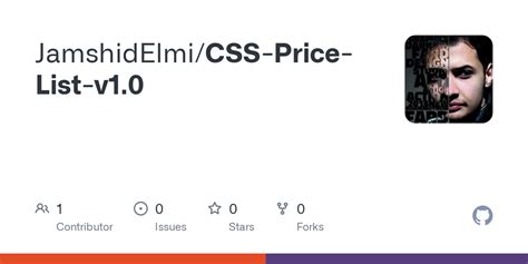 Github Jamshidelmicss Price List V10