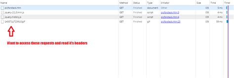 Javascript Intercept Requests Without Creating A Browser Extension Stack Overflow