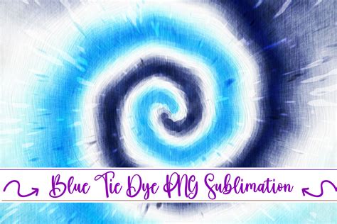 Blue Tie Dye Png Afbeelding Door Mistwist · Creative Fabrica