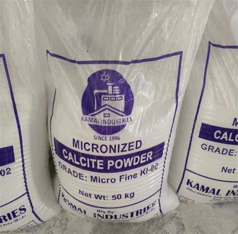 Ground Calcium Carbonate Packaging Type Packet Packaging Size 50 Kg
