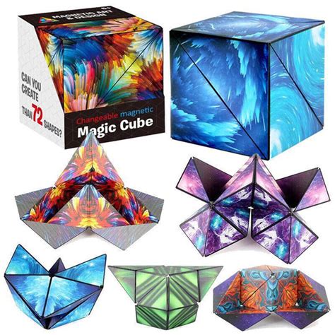3d Magic Cube Shashibo Shape Shifting Box Anti Stress Hand Flip Puzzle Toys T Wish
