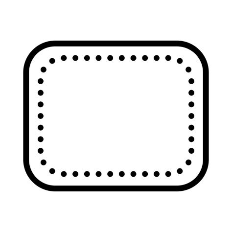 Dotted Rectangle Outline Dotted Line Rectangle Bilder Bla Gjennom