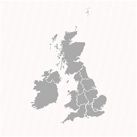 Uk Map With Counties Vector Art Icons And Graphics For Free Download