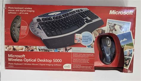 Microsoft Wireless Optical Desktop 5000 Keyboard And Mouse