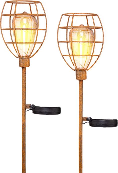 MaxxGarden Solar Tuinlamp Met Grondspies Solar Tuinverlichting Met Sensor Bol Com