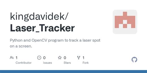 Github Kingdavidek Laser Tracker Python And Opencv Program To Track A Laser Spot On A Screen
