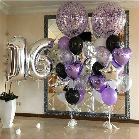 Sweet 16 Balloons Delivery In Nyc Brooklyn And New Jersey