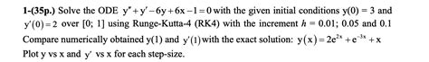 solved with matlab plot y vs x and y vs x and y vs y