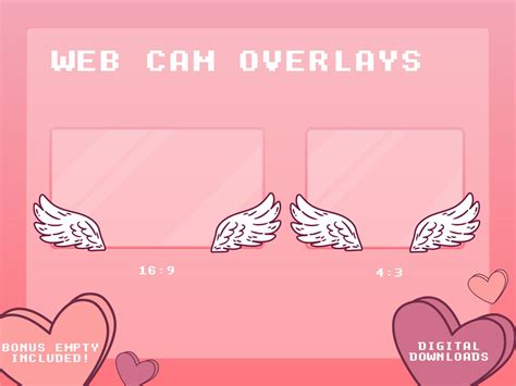 Webcam Borders For Twitch X 2 Cam Borders Twitch Streaming