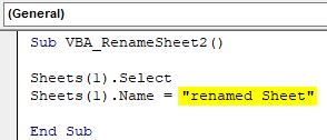 VBA Rename Sheet How To Rename Sheet In Excel Using VBA