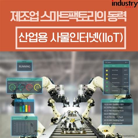카드뉴스 제조업 스마트팩토리의 동력 산업용 사물인터넷 인더스트리뉴스