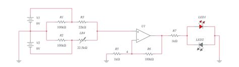 Op Amp Light Sensor Multisim Live