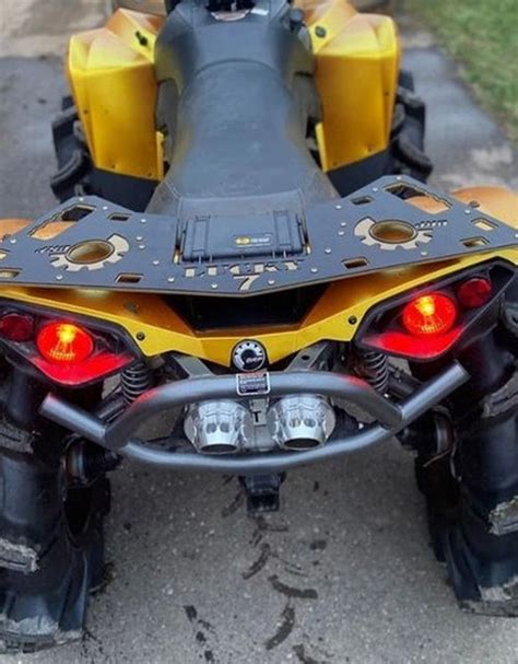 Lucky 7 Can Am Renegade And Xmr Rear Rack W Storage Case 500 570 800