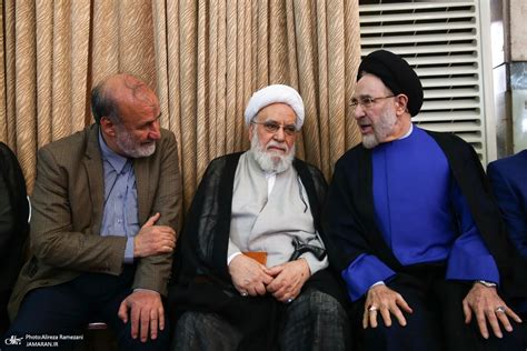حضور سید محمد خاتمی در مراسم ختم مادر احمد مسجدجامعی خبرآنلاین