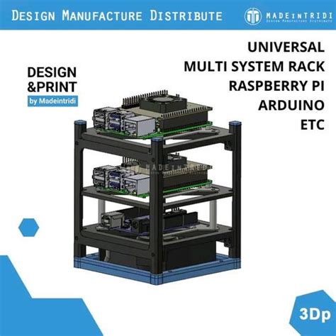 Jual Universal System Rack Stackable Tower Rak Susun Untuk Raspberry