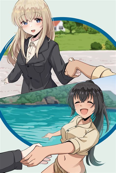 Manaia Matawhaura Hato And Maria Magdalena Dietrich World Witches Series And 1 More Drawn By