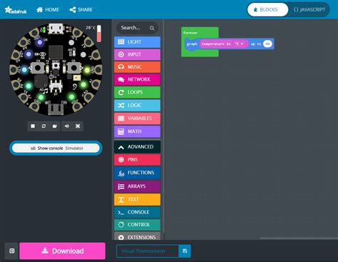 Visual Thermometer With Makecode Adafruit Circuit Playground Express
