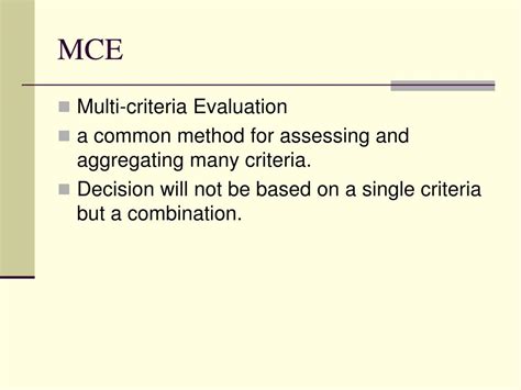 Ppt Mce Criteria Development And The Boolean Approach Powerpoint