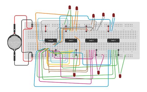 Circuit Design Decoder Tinkercad
