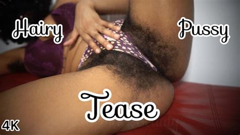 Ebony Hairy P Tease Non Stop Talking 4k Feistyblackbeauty