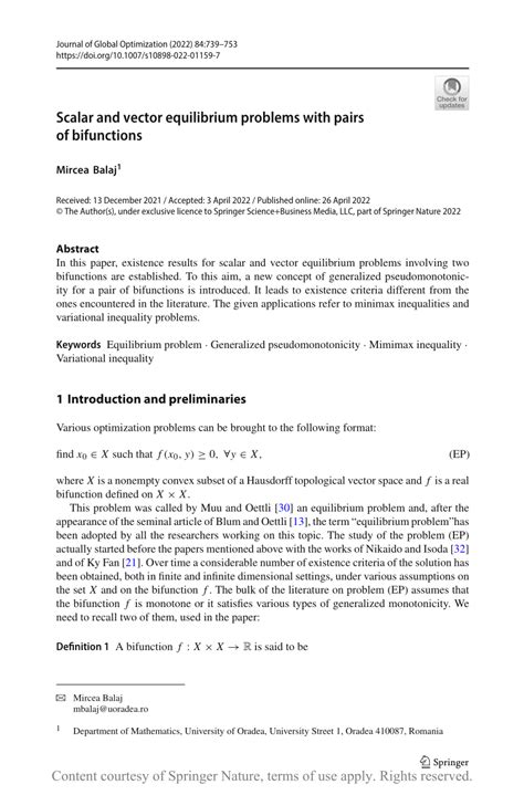 Scalar And Vector Equilibrium Problems With Pairs Of Bifunctions