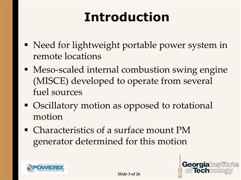 Ppt Pm Generator Characteristics For Oscillatory Engine Based