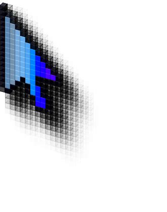 blue striped cursor