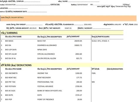 Best Formats Of Salary Slip Templates Word Excel Templates