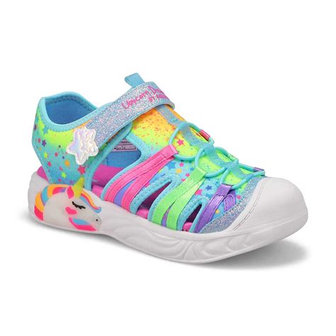 Skechers Girls Unicorn Dreams Explorer Sanda Softmoc Com