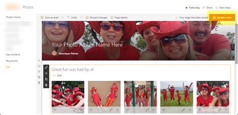 Rock Photo Albums On Modern Sharepoint Views From Veronique