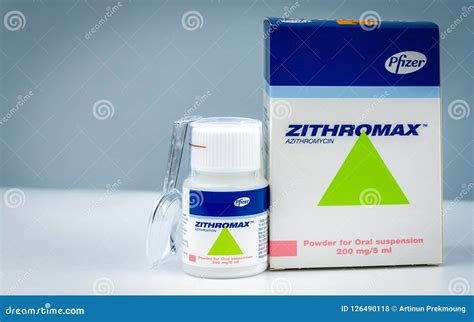 Zithromax Powder For Oral Suspension 200 Mg5 Ml Azithromycin Product