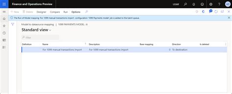 배치 모드에서 수동으로 선택한 파일에서 데이터 가져오기 Finance And Operations Dynamics 365 Microsoft Learn