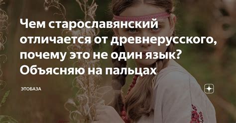 Чем старославянский отличается от древнерусского почему это не один язык Объясняю на пальцах