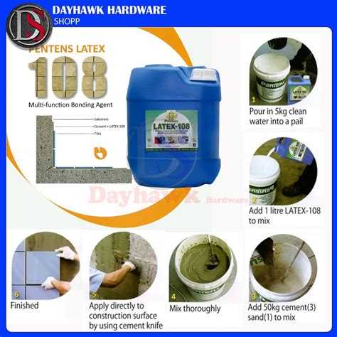 Pentens 18l Latex 108 Multi Function Bonding Agent Bonding Liquid