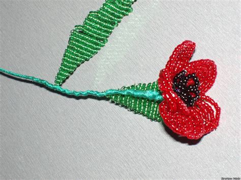 Мак Квіти Вироби з бісеру Каталог виробів Джала Христина Вироби ручної роботи