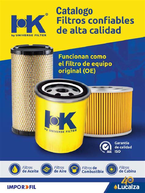 Catalogo Filtros Hk Sep 2022 Pdf