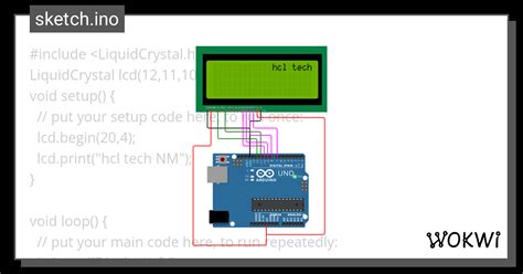 Lcd20x4 Wokwi Esp32 Stm32 Arduino Simulator