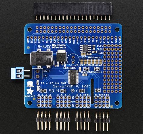 Adafruit 16 Channel PWM Servo Hat
