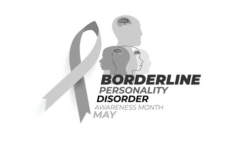 Borderline Personality Disorder Awareness Month Background Banner