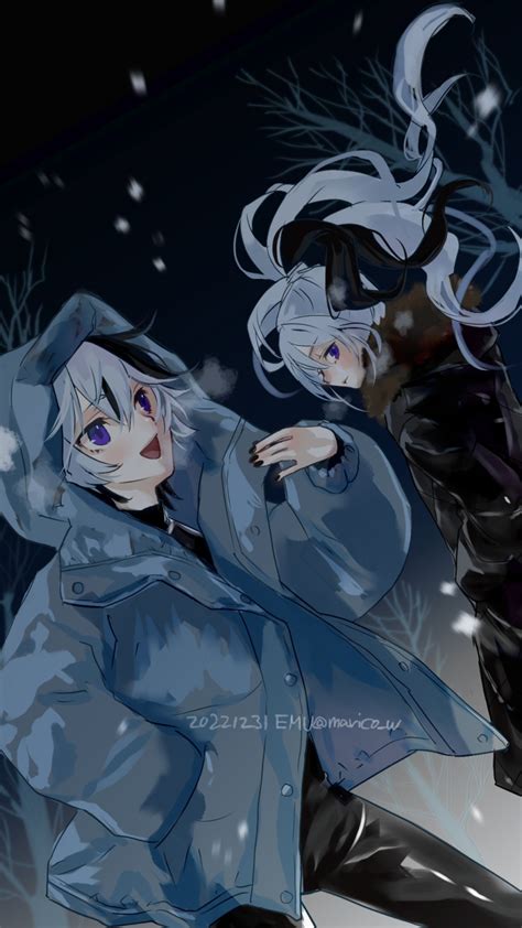Safebooru 2girls Artist Name Black Hair Black Nails Breath Commentary