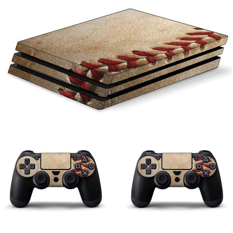 Baseball Background Ps4ps4 Props4 Slim Skin Sticker For Console And