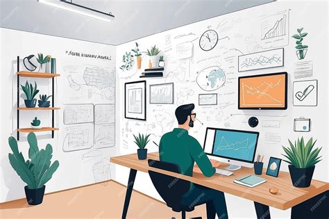 Premium Photo A Living Canvas For Brainstorming Sketching And